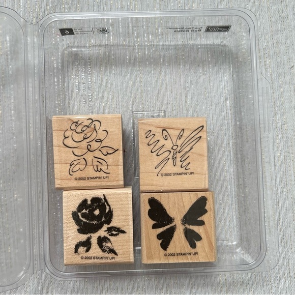 Stampin' Up! | Design | Stampin Up Set Of 4 Stamps 2 Step Flower And ...